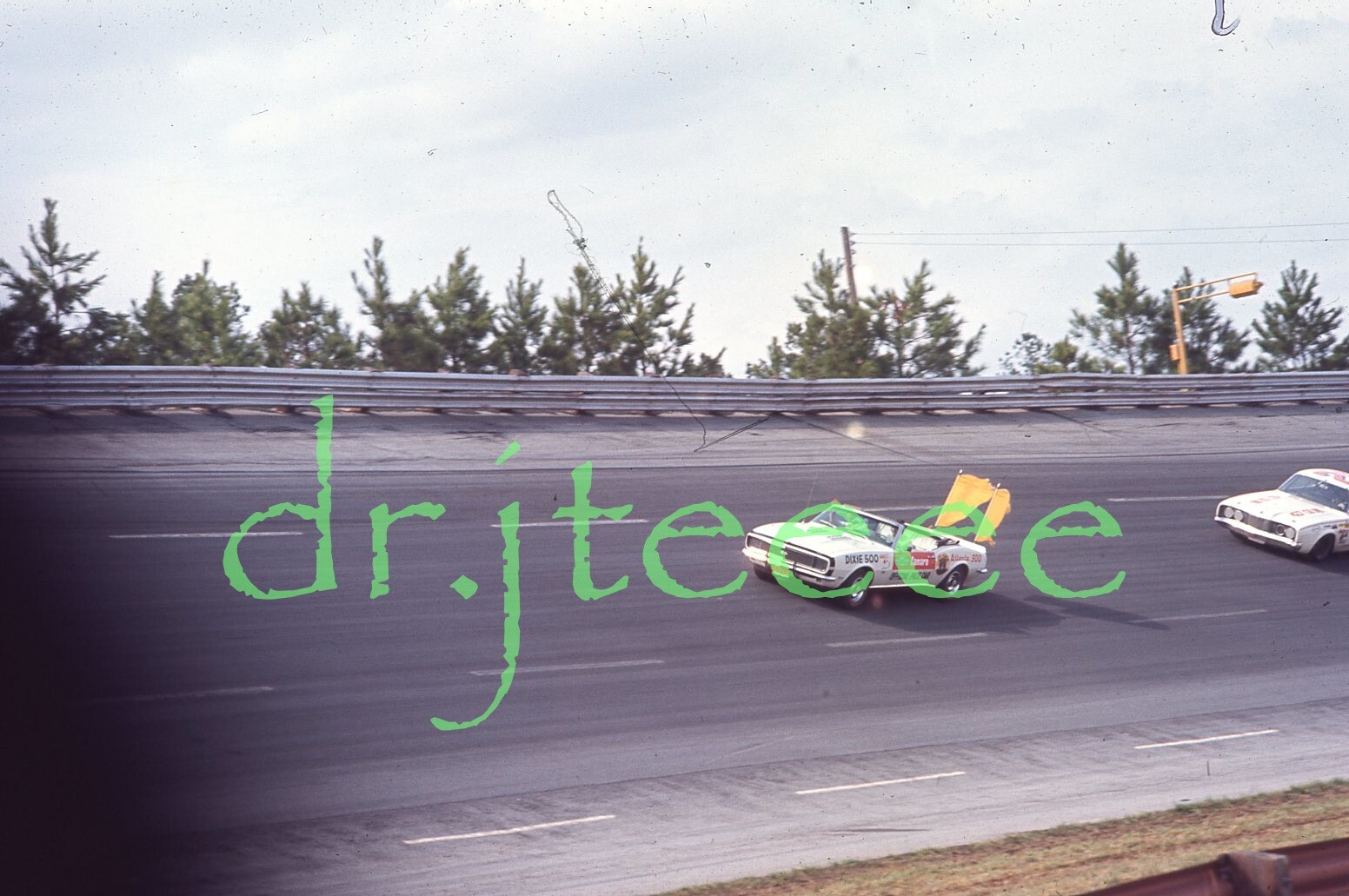 1968 NASCAR Dixie 500 Pace Car CHEVY CAMARO - 35mm Racing Slide | eBay