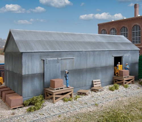 Walthers HO Scale ~ New 2026 ~ Brickworks Metal Storage Building Kit ...