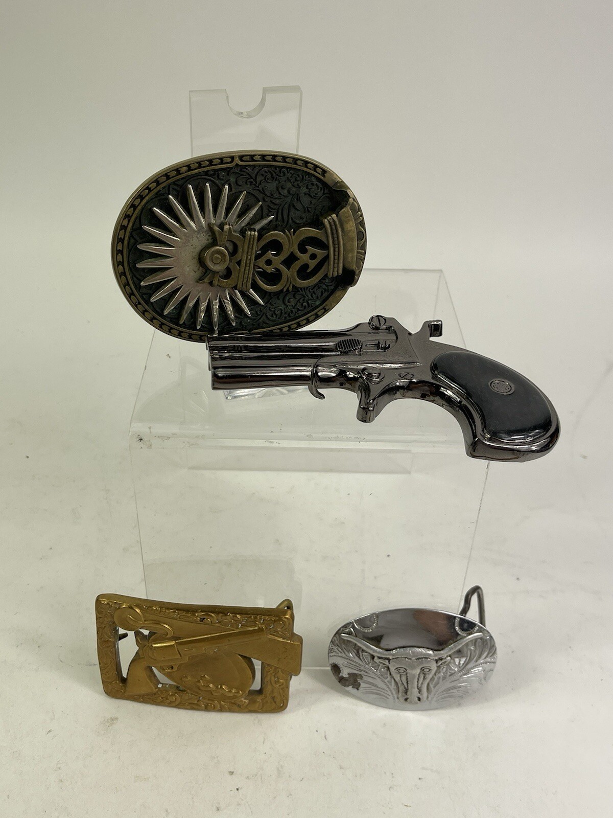 Vintage THE CONQUISTADOR Spur Western Buckle Award De… - Gem