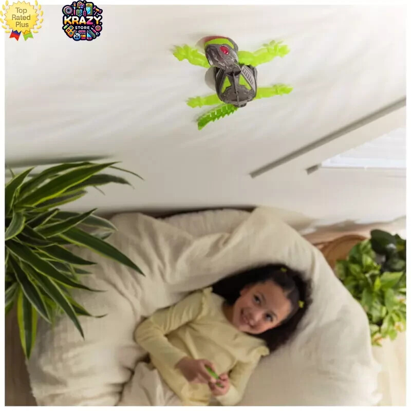 HEX BOTS Wall Crawler Gecko - Remote Control Lizard with LED Eyes for ...