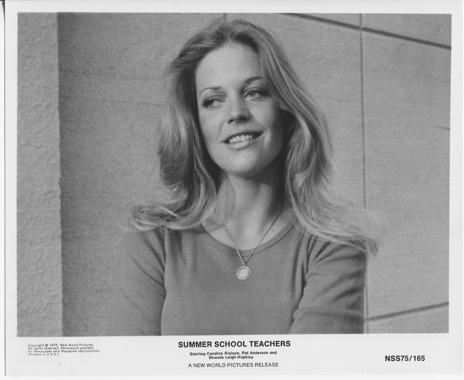 SUMMER SCHOOL TEACHERS photo Sexy CANDICE RIALSON original 1975 ...