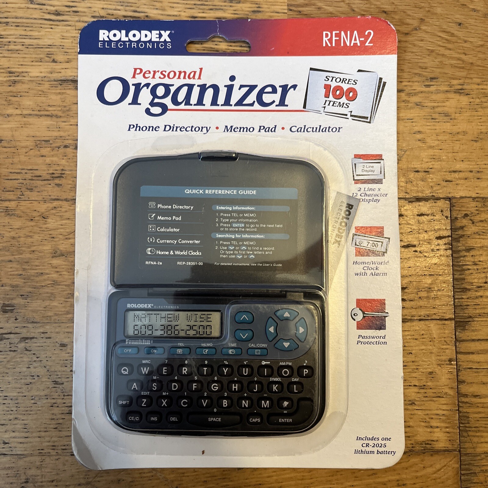 Rolodex Personal Organizer RFNA-2 - NEW - Stores 100 Items | eBay