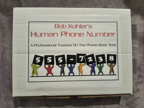 Human Phone Number by Bob Kohler - Stage/Parlour Magic Trick Phone ...