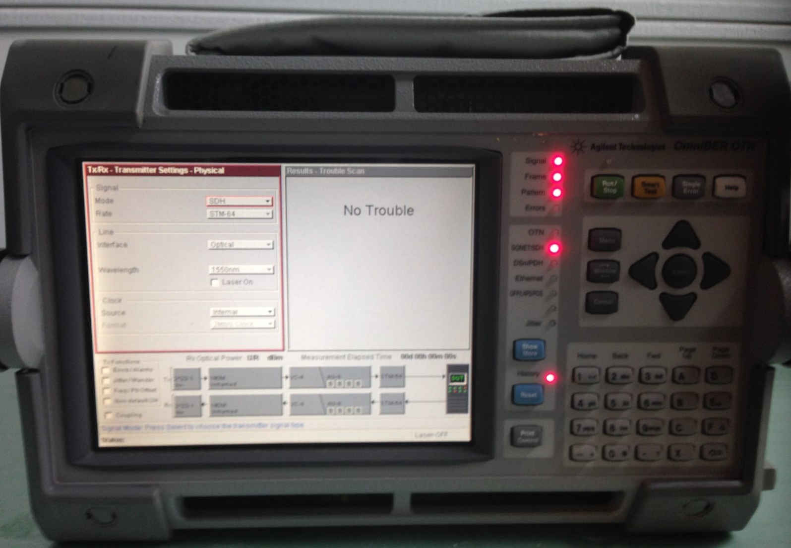 Agilent J7231B OmniBER OTN 10g Jitter Communications Performance ...