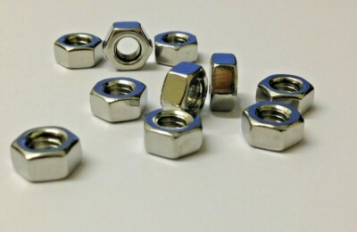 BA STAINLESS STEEL NUTS IN EITHER 2BA, 4BA OR 6BA QTY 100 | eBay