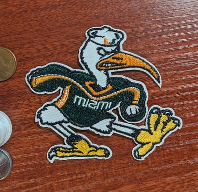 University of Miami Hurricanes Patch Sebastian The U Embroidered Iron ...