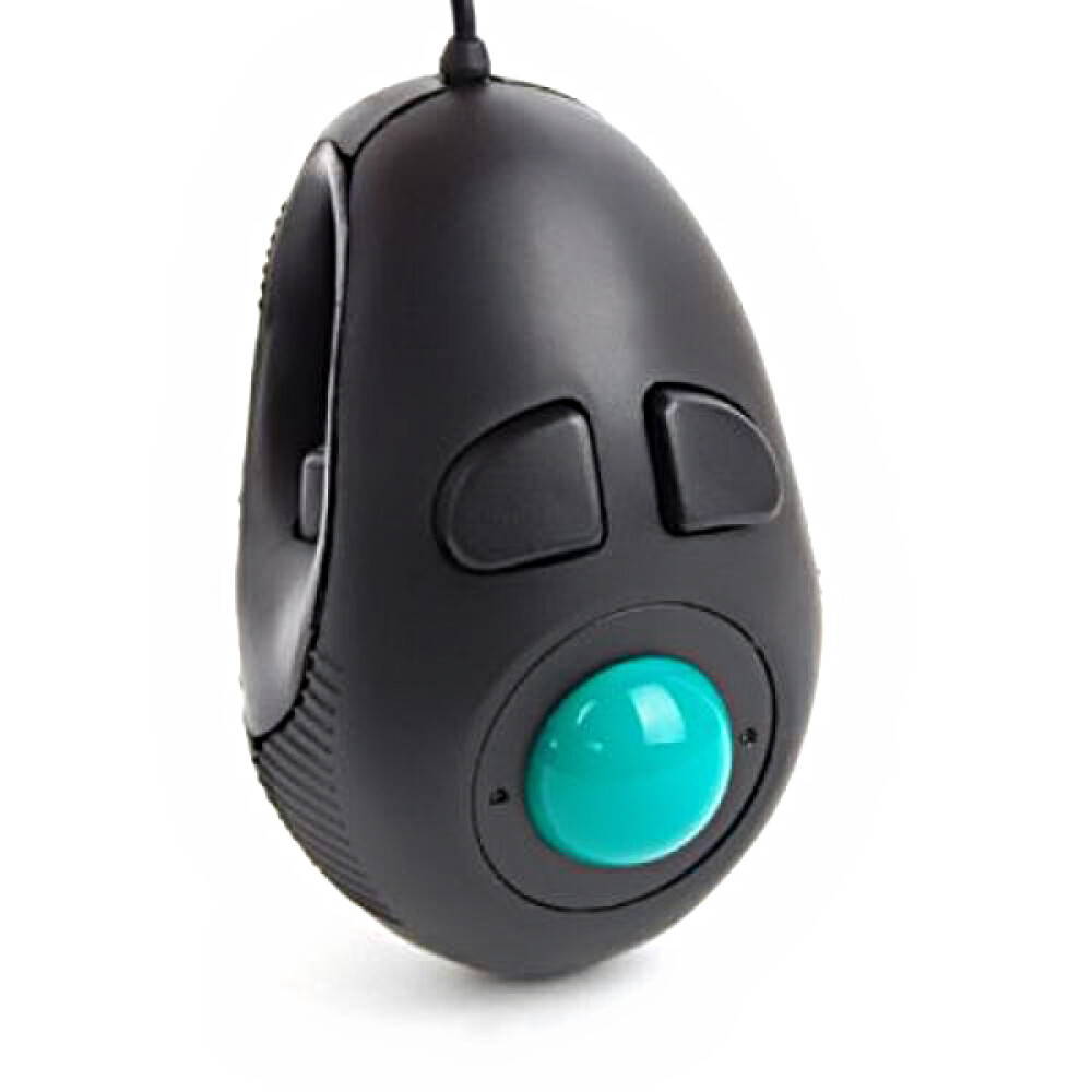 Portable Finger Handheld 4D USB Powered Mini Trackball Mouse (Black) | eBay