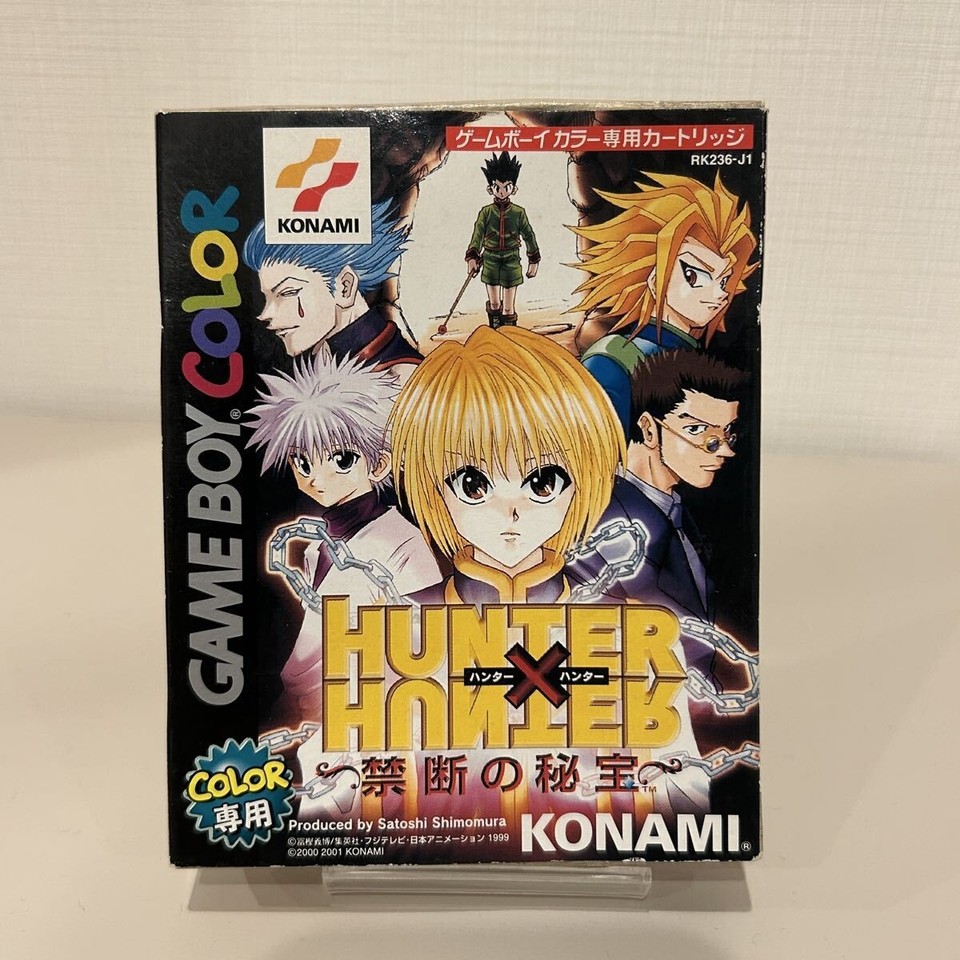 Nintendo Hunter x Hunter Game Boy Color Box Manual Excellent Anime RPG ...