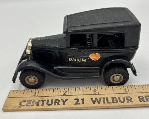 70's VTG.. Tonka Black Ford Model T Sedan… Rat-A-Tat-Tat Pressed Steel ...