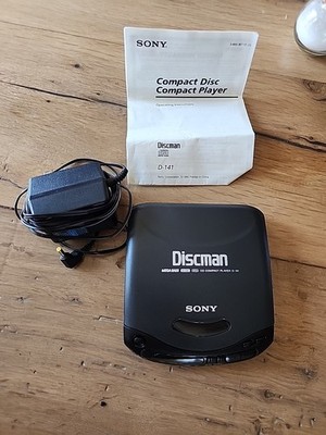 Sony MEGA Bass Portable CD Player DISCMAN WALKMAN D-141 +Adapter | eBay