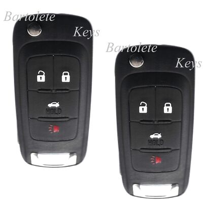 2 OEM Keyless Entry Remote Car Key Fob Fits 2014 2015 2016 Chevrolet ...