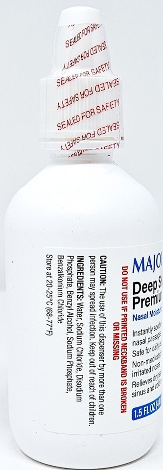 Major Deep Sea Premium Saline 1.5 Oz (44ml) -Exp Date 04-2026-6 Pack | eBay