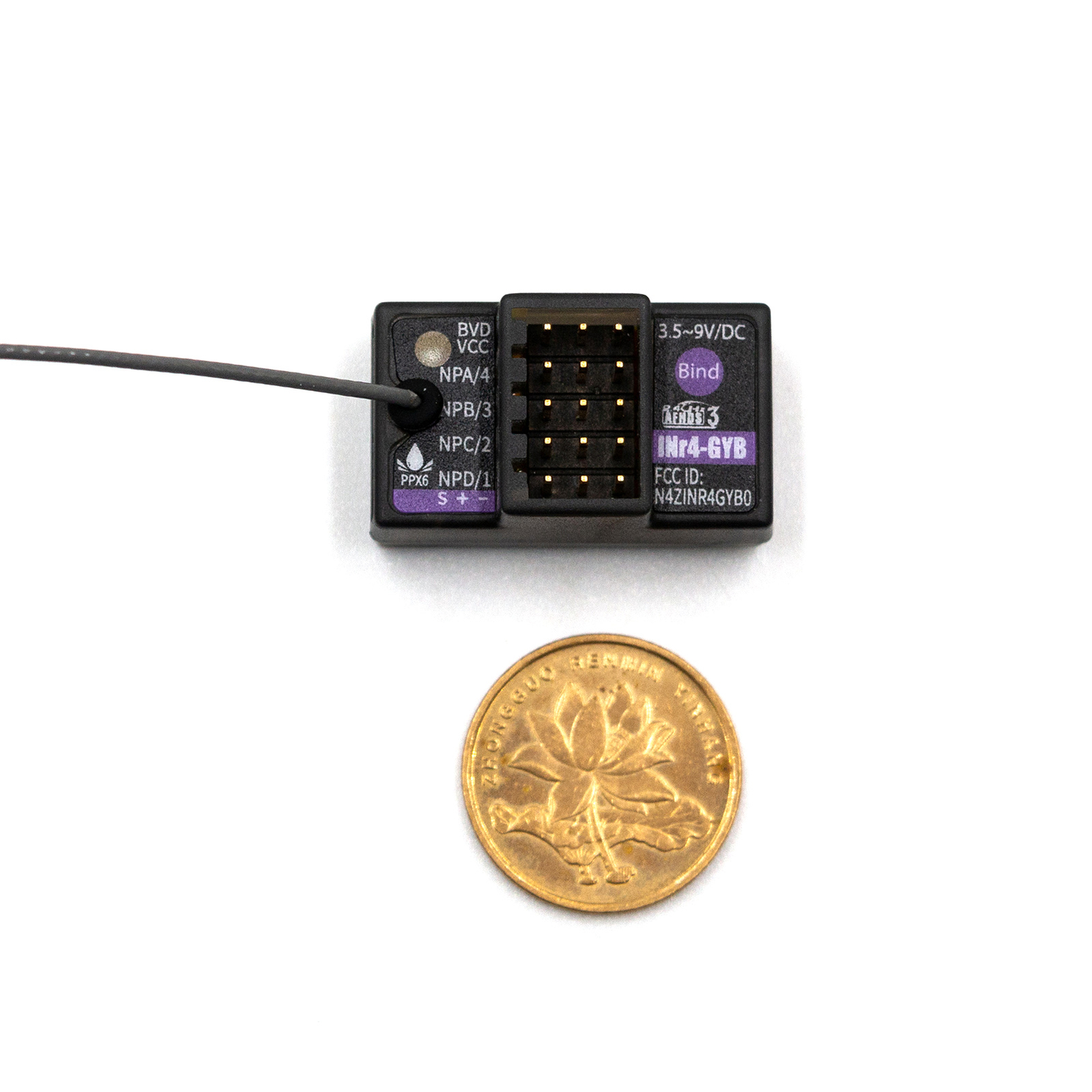 Flysky Remote Control Noble NB4 Gyro Receiver 4CH Fr Flysky NB4/ Noble ...