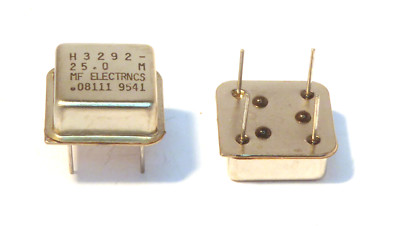Crystal Clock Oscillator 25MHz MF Electronics H3292 | eBay