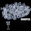 1000PCS Ink Caps Small Plastic Pigment Cups Tattoo Supplies 8mm NEW ELH ...