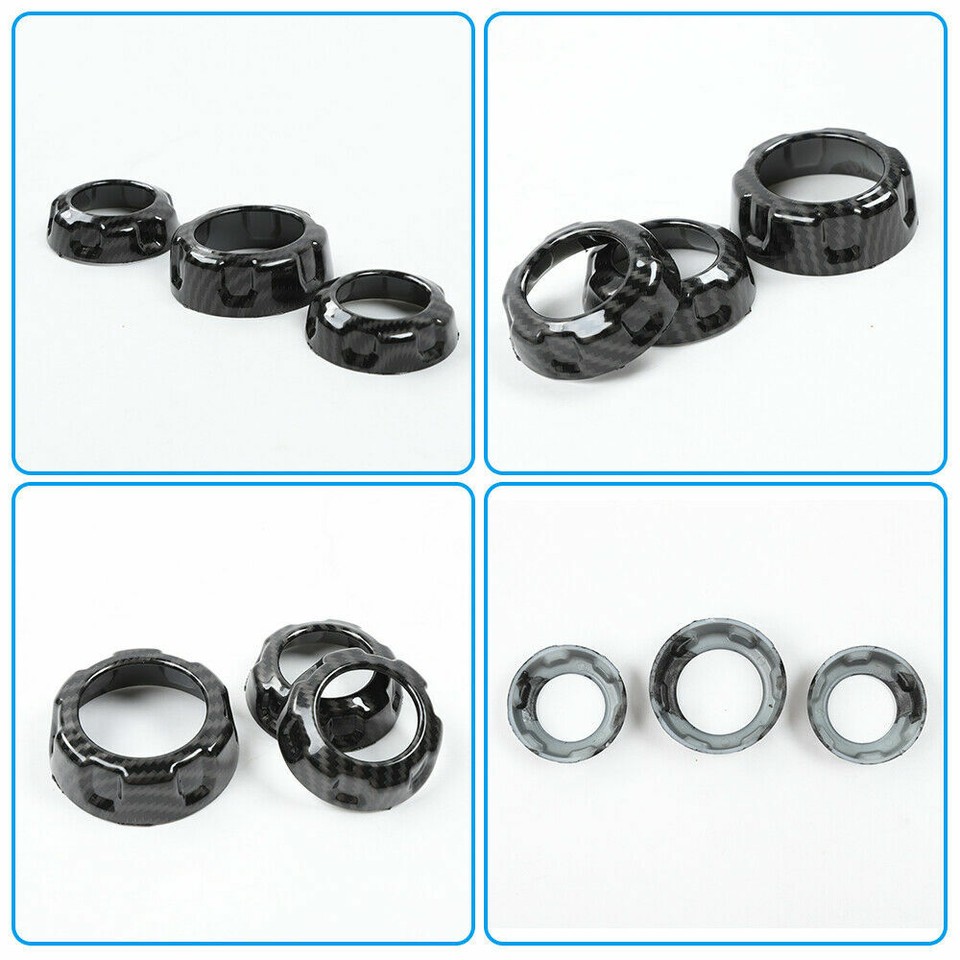 Carbon Fiber Air Conditioner AC Switch Trim Cover For Chrysler 300C ...