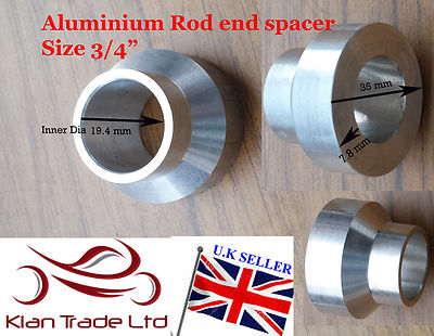 3/4" Misalignment Spacer Rod End Spacers Angle Reducer Rose Joint Top ...
