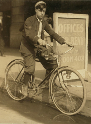 A typical messenger boy in New Orleans. The telegraph Old Vintage Photo ...