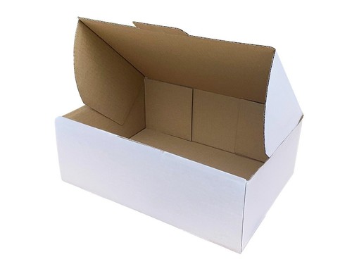 50 White Mailing Box A3 Size 390x280x140mm Diecut Cardboard Carton ...