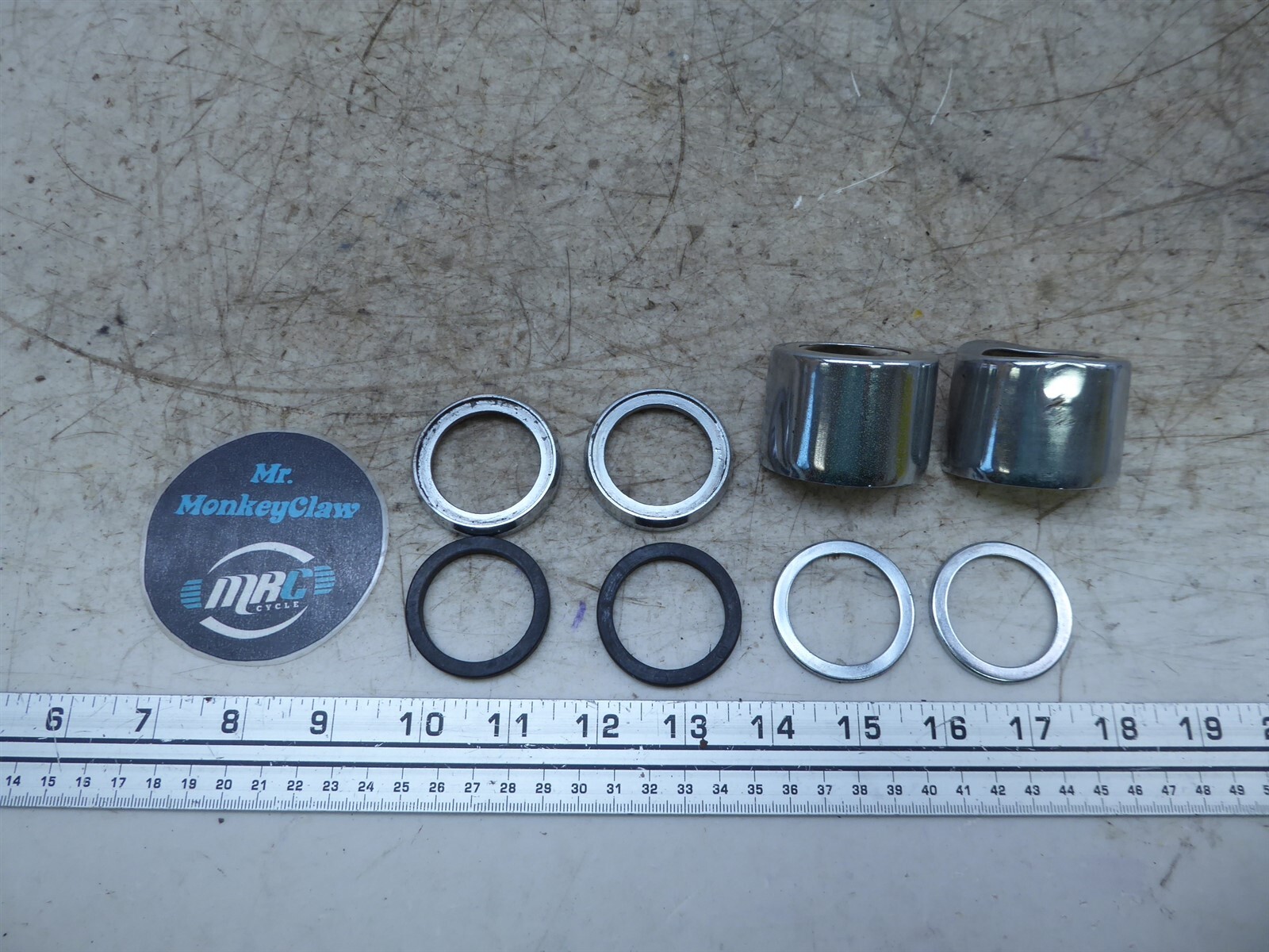 1975 Yamaha XS650 Y886. fork trim rings | eBay