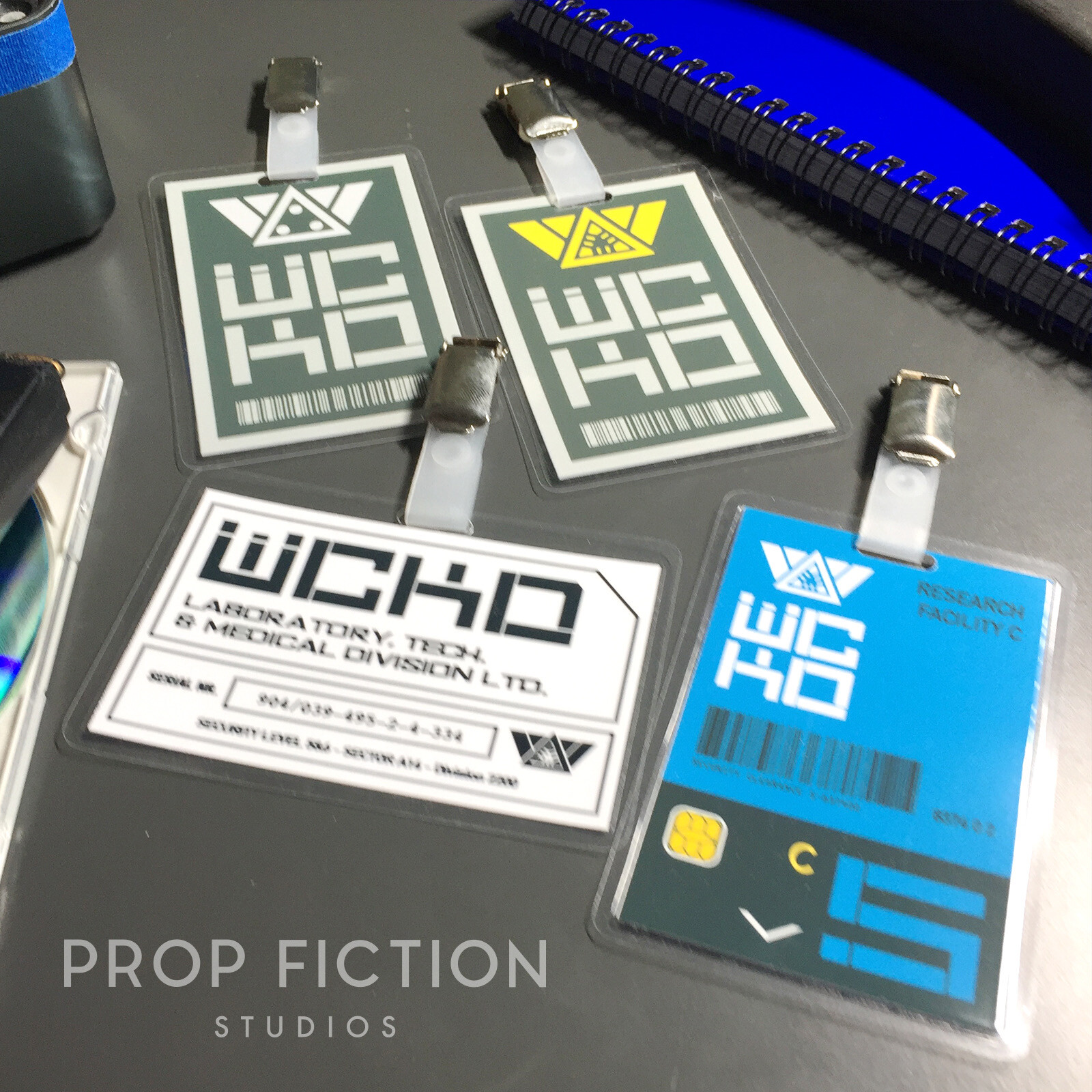 The Maze Runner - WCKD Security Passes / Clip-on Cosplay ID Card Badges ...