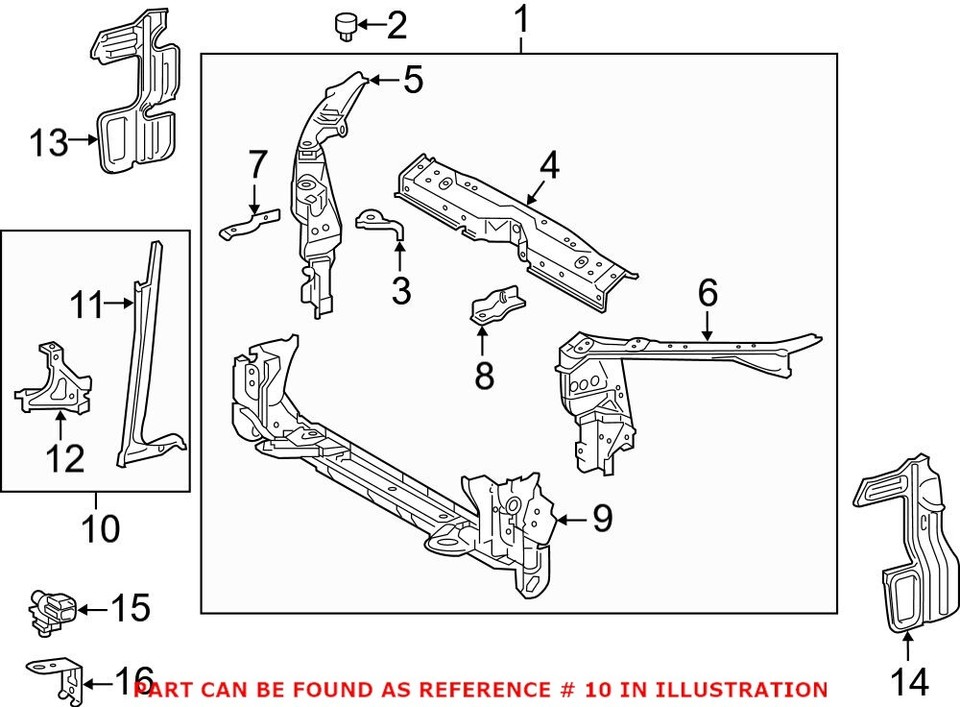 Genuine OEM Front Hood Latch Support For Toyota Corolla 2017-2017 ...
