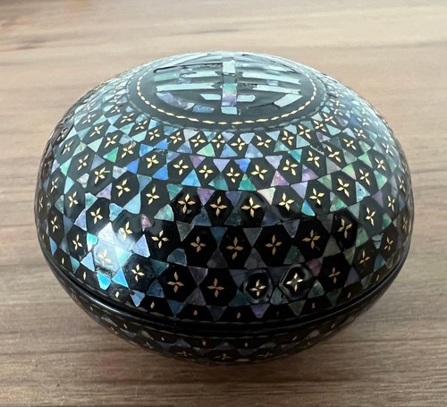 Mother-of-Pearl Incense Holder Li/Qing Dynasty Tea Scene Used | eBay UK