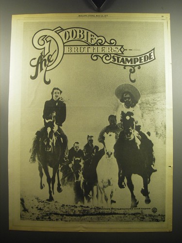 1975 The Doobie Brothers Stampede Album Advertisement | eBay