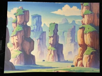DRAGON BALL Z ANIMATION CEL BACKGROUND anime Cels Vintage Cartoons Art ...