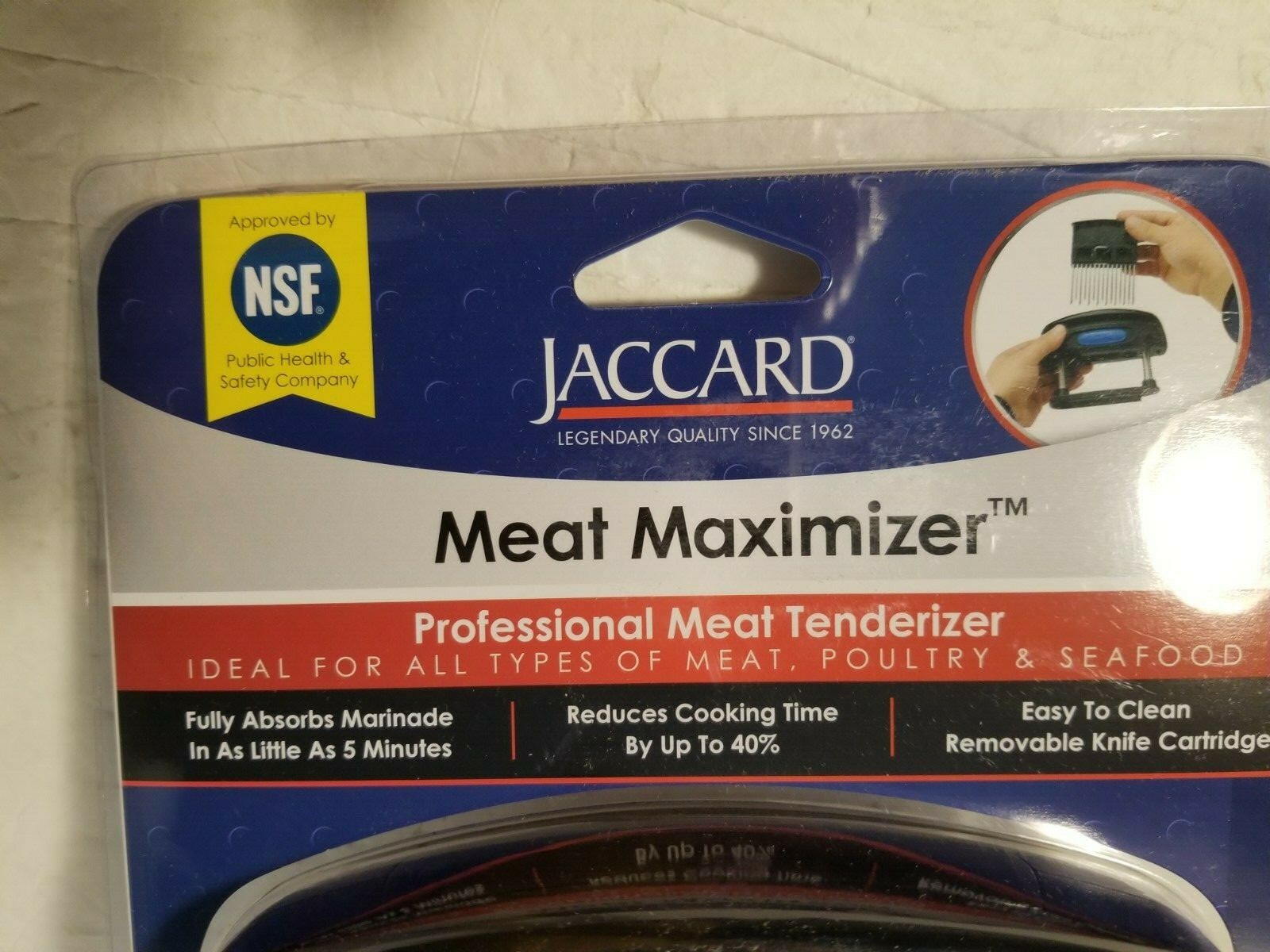 Jaccard 200348 48-blade Meat Tenderizer Original Super 3 White for sale ...