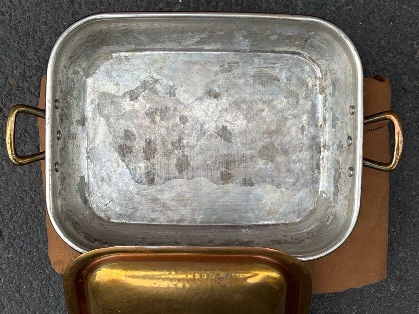 Vintage Ruffoni Copper Roasting Pan with Acorn Lid | eBay