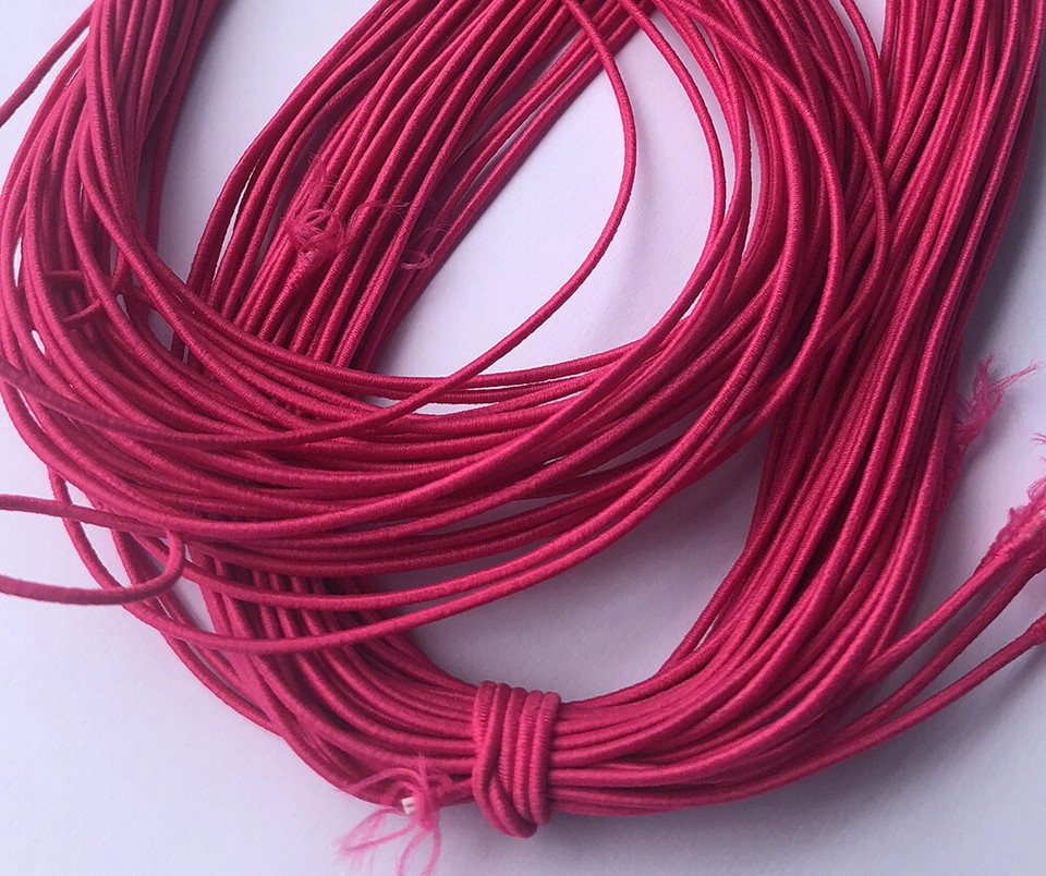 Elastic Cord String for Bracelets, Necklace, Beading 25Yards (5x5yd ...