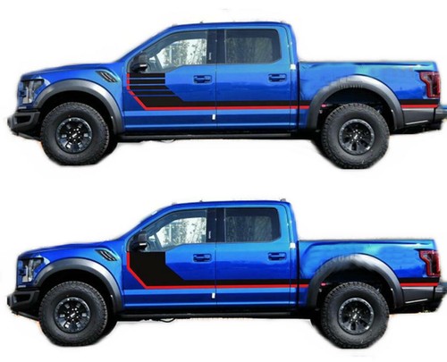 Graphics Stripe Sticker Kit For FORD RAPTOR F-150 Pickup Truck Bed ...
