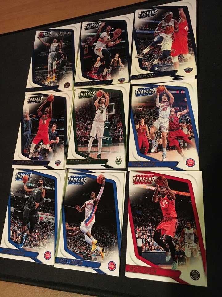 2018-19 Threads NBA Basketball Card Singles Pick Your Card To Complete ...