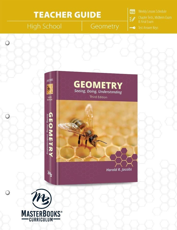 NEW Jacobs Geometry Curriculum Pack Master Books Set of 3 with ...