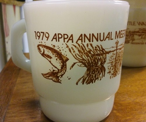 1979 APPA Meeting Seattle Washington Milk Glass Anchor Hocking Oven ...