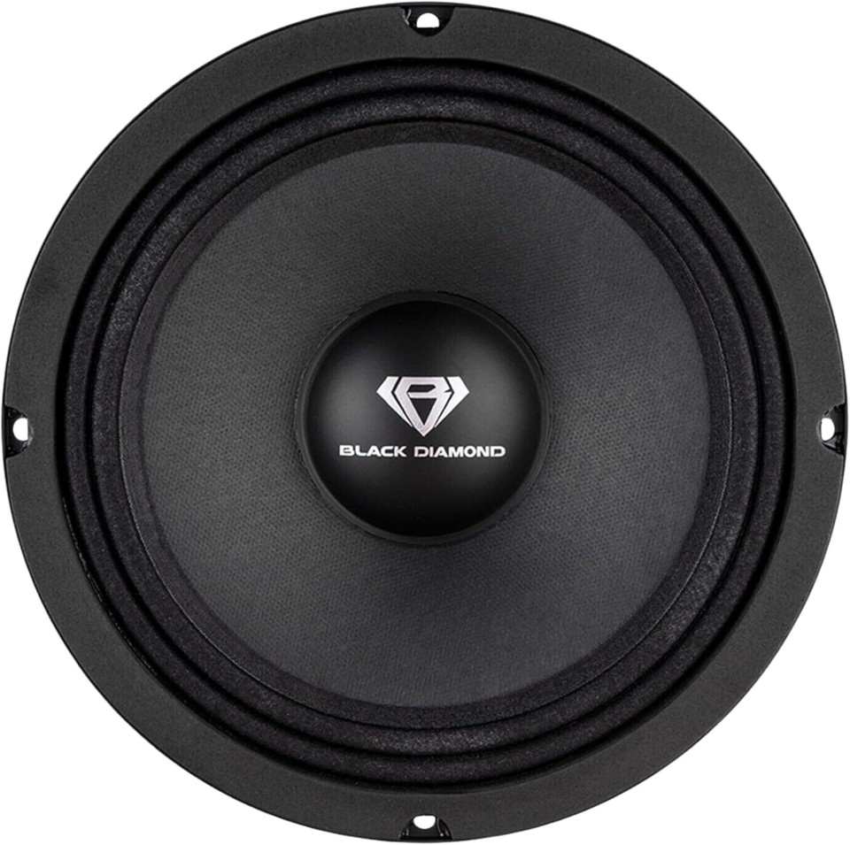 Black Diamond Car Speakers Bundle: 4x 8" Midrange Loudspeakers ...