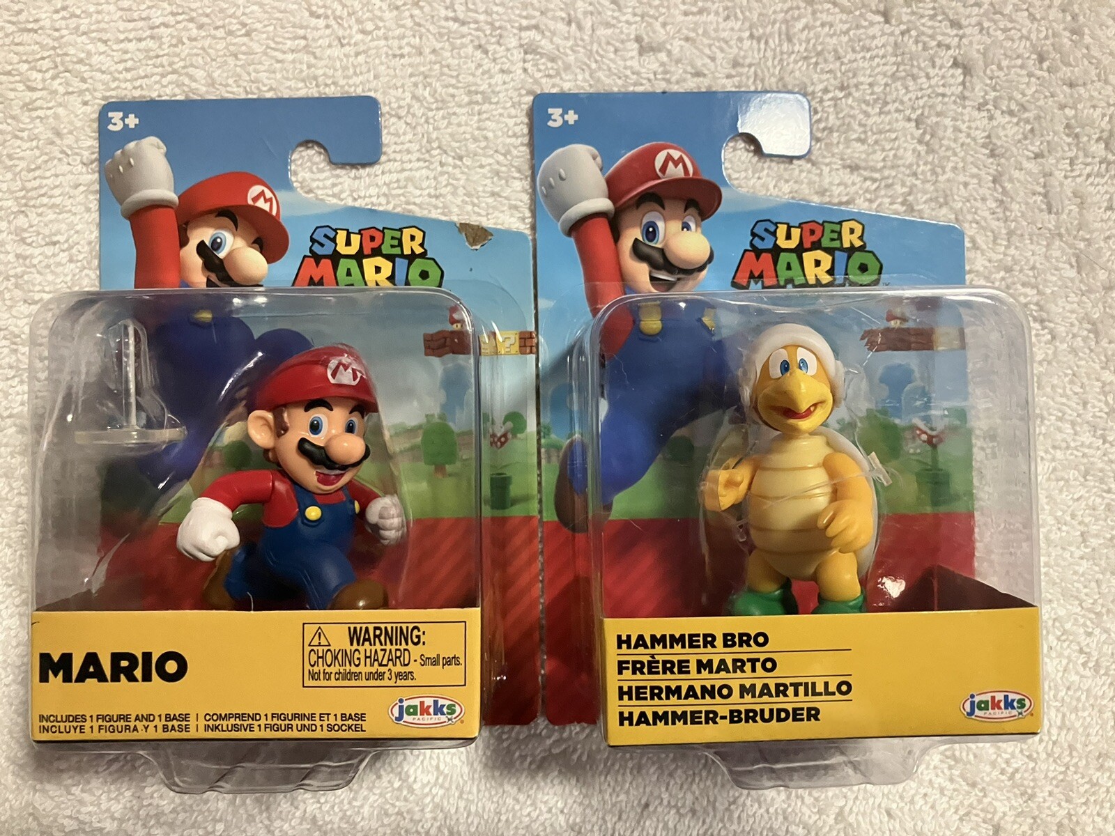 2023 Jakks Pacific Nintendo Super Mario Bros Figure Pack Lot Mario ...