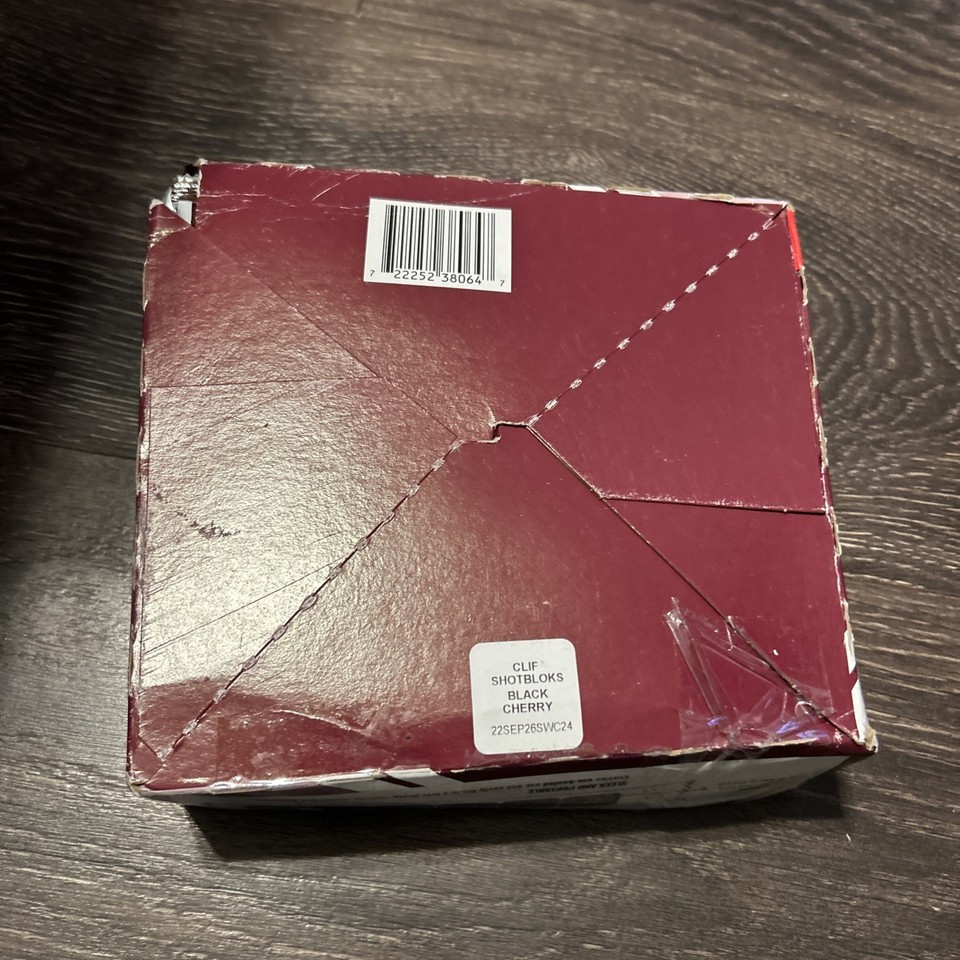 Clif BLOKS -Energy Chews-Black Cherry 50mg Caffeine(2.1 oz, Packet, 18 ...