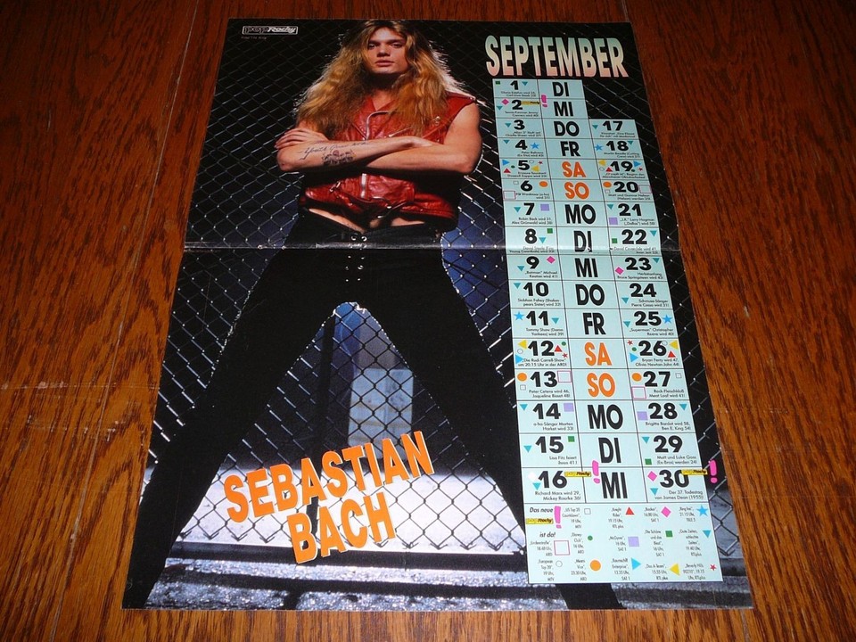 Kris Kross poster Chris Kelly Smith photo Sebastian Bach BAS Skid Row ...