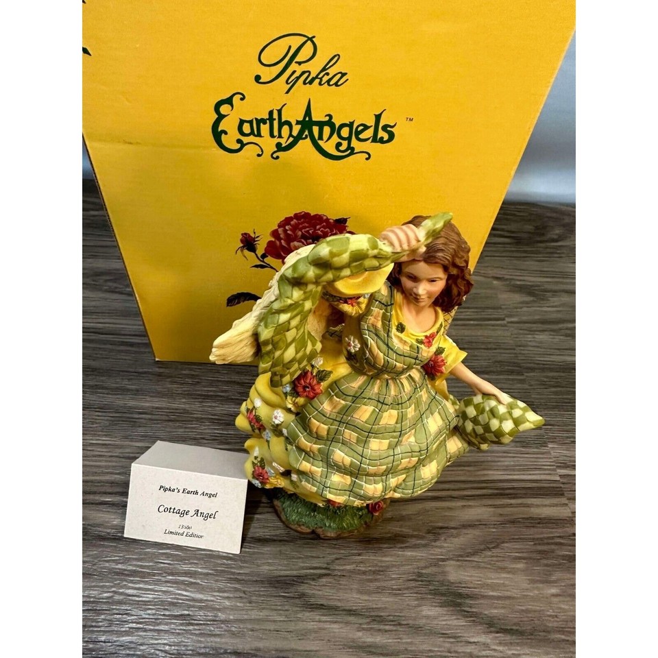 Pipka Earth Angels #13800 "The Cottage Angel" 9" Earth Angel Figurine ...