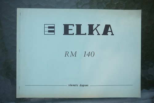 Elka RM 140 Electronic Organs Schematic Diagram manual | eBay
