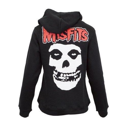 MISFITS RED PLAID COWL FIEND 138 BLACK HOODY AUTHENTIC LICENSE ITEM | eBay