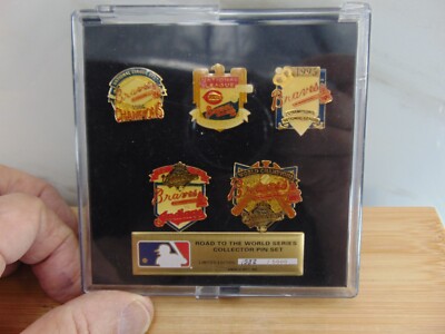 MLB Road to the World Series Collector Pin Set Atlanta Braves 1995 ...