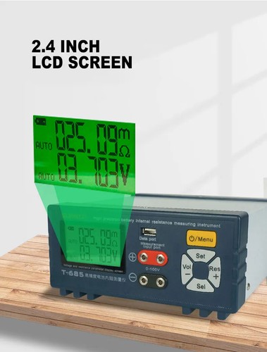 220V High Precision Resistance Tester Battery Voltage Tester 1uΩ-200Ω ...