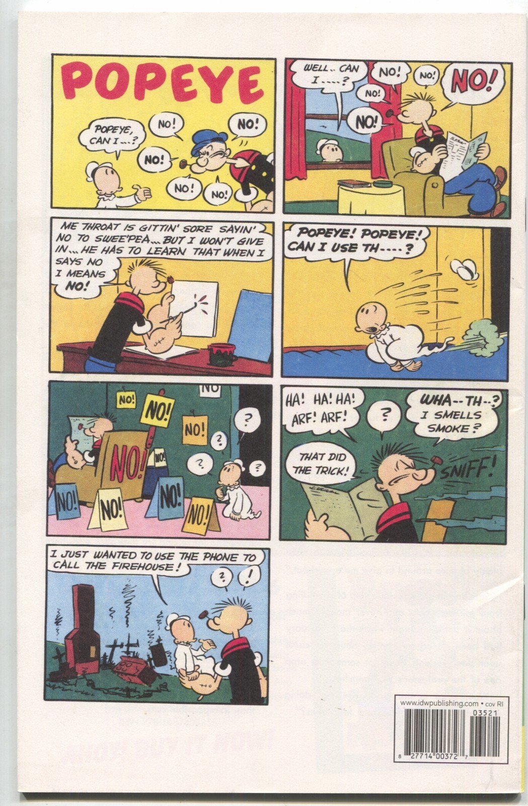 Popeye Classic Comics 35 IDW Yoe 2015 NM- 1:10 Joe Wos Maze Variant | eBay