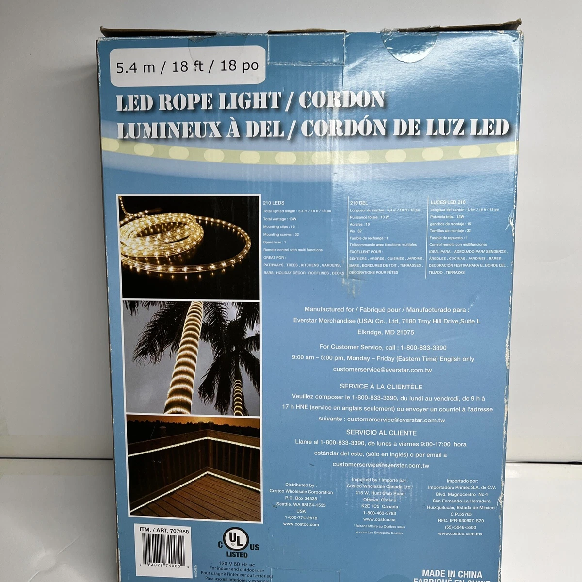 Costco Rope Lights | Shelly Lighting