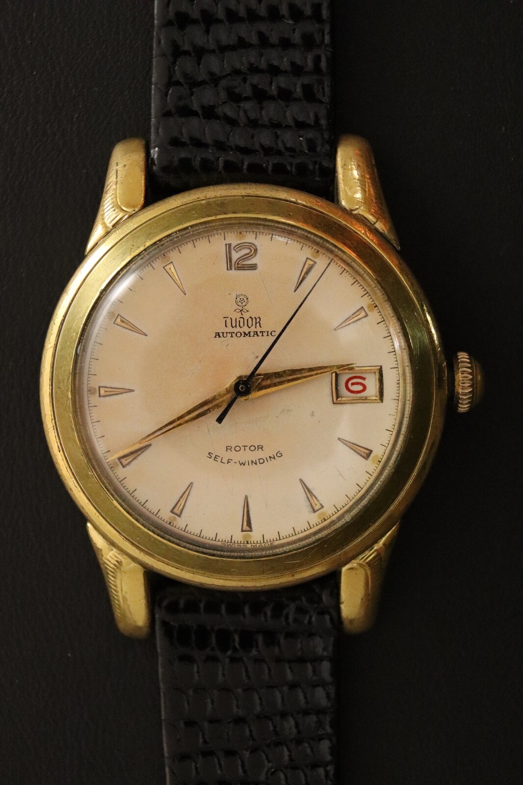 1950'S TUDOR Gold Capped Rotor Self Winding w/ Tudor … - Gem