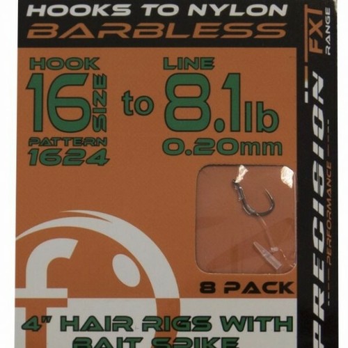 10 x Frenzee 1624 Method 4" Spike Carp Rig Quick Speed Stop 8 packs 80 ...
