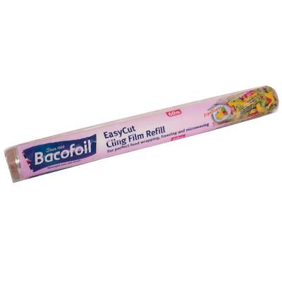 Bacofoil EasyCut Cling Film Refill 60m x 35cm | eBay UK